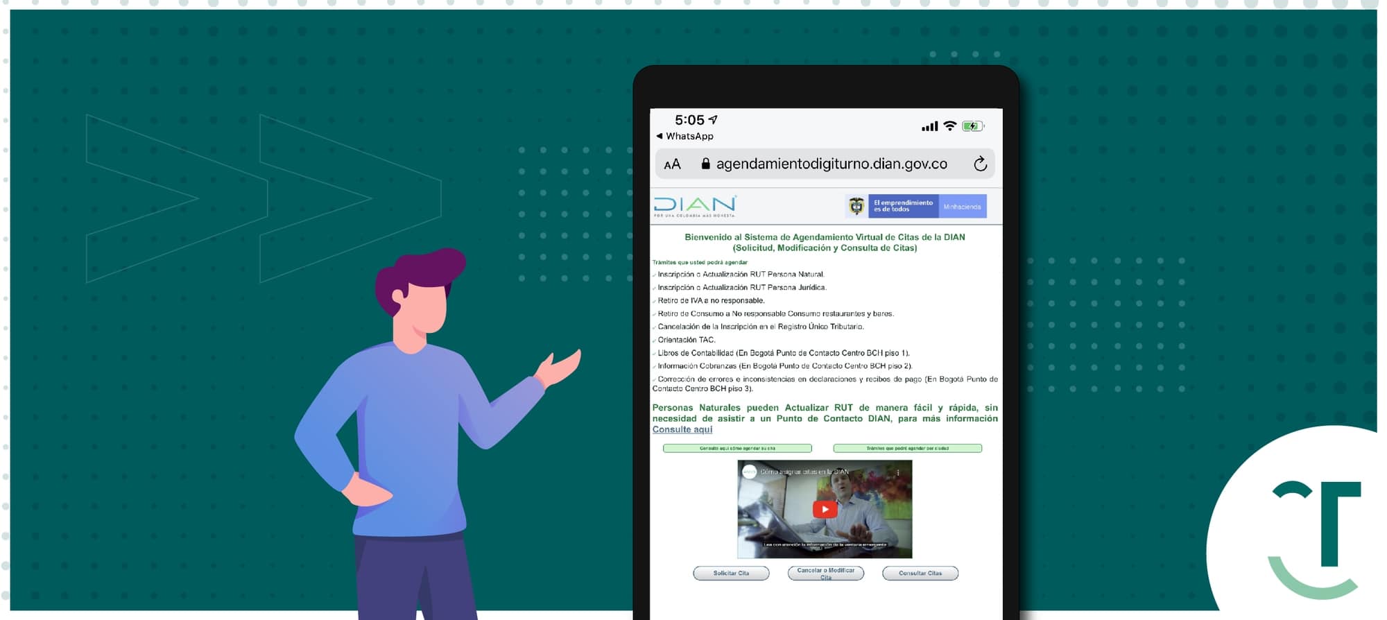 Pasos para tramitar el RUT por internet | Tributi
