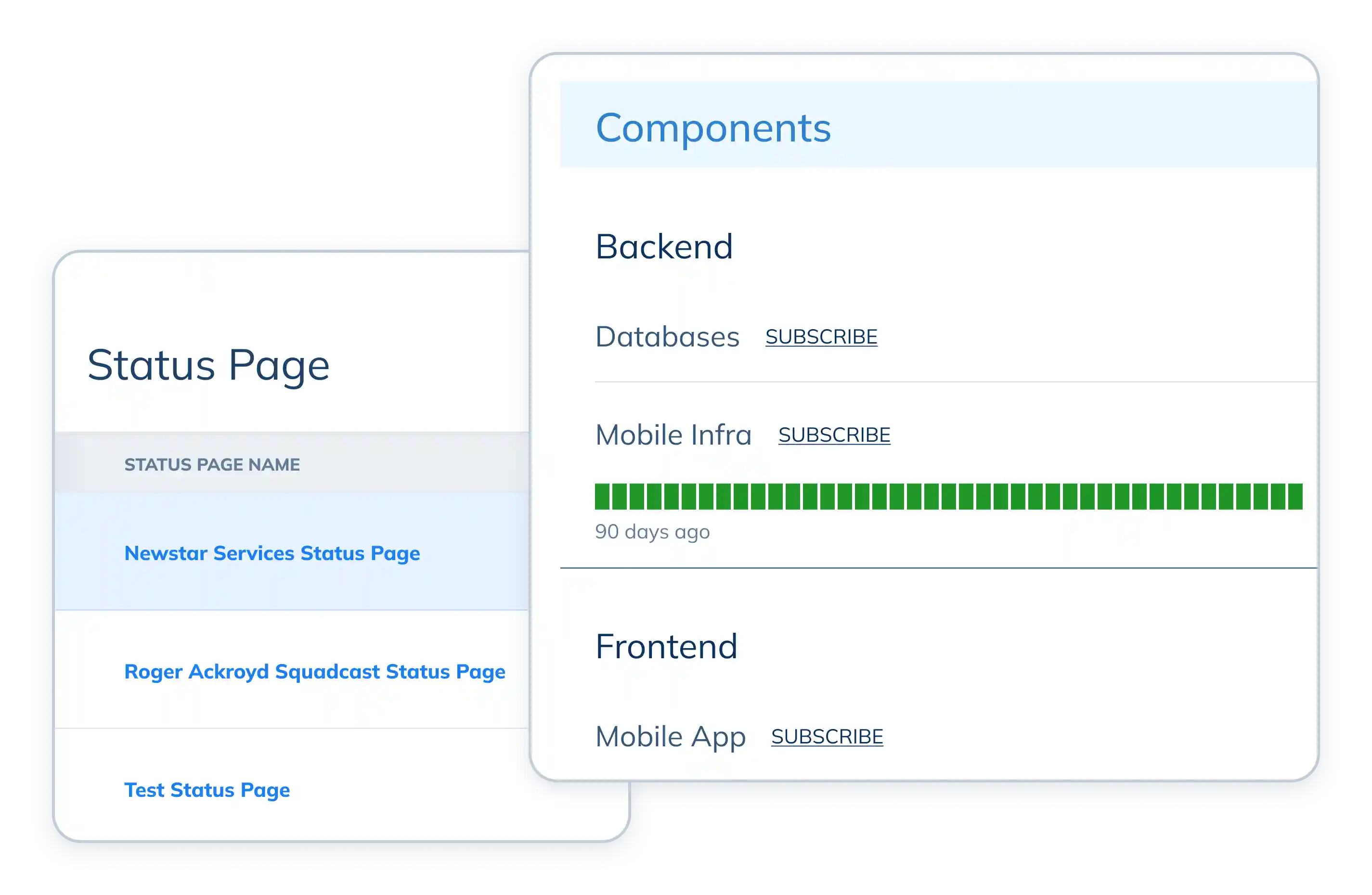 Hosted Status Page | Free Status Page | Squadcast