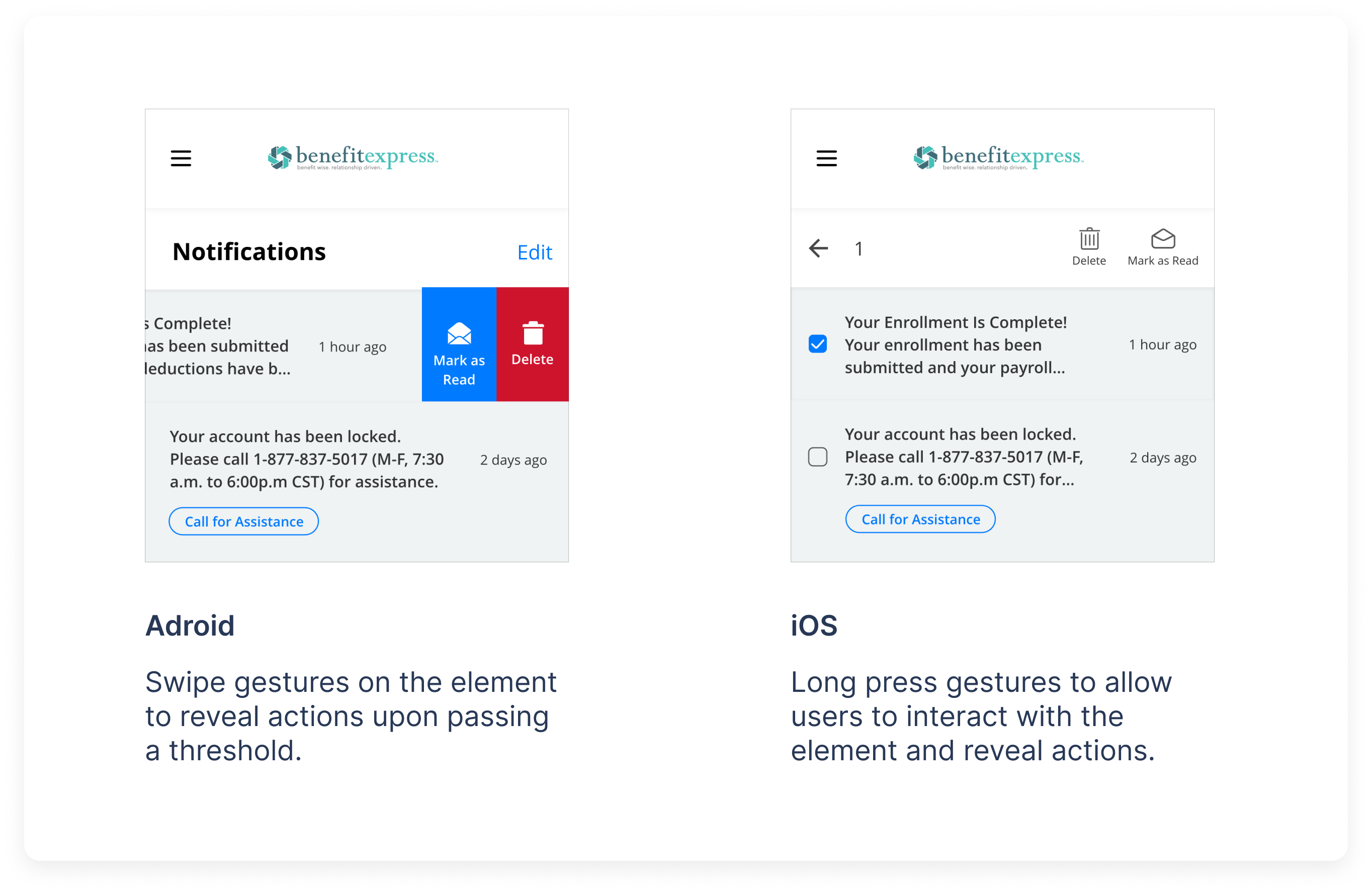 Benefitexpress mobile app