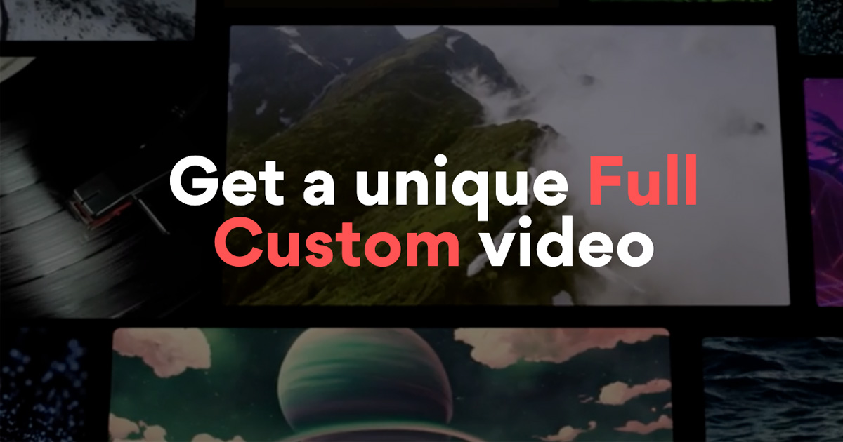 Musixmatch Pro - Custom videos