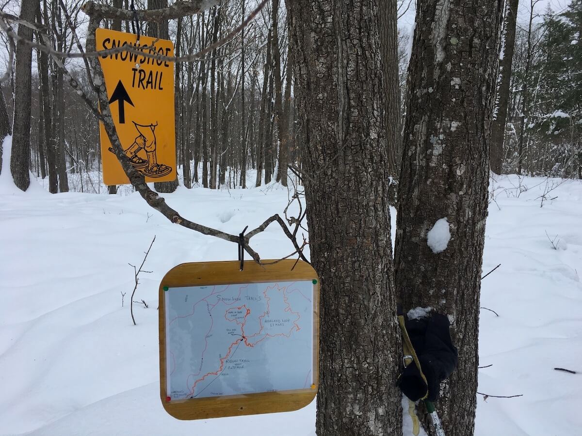 Blue Hills Trail | Blue Hills Trail has a Great New Snowshoe Trail