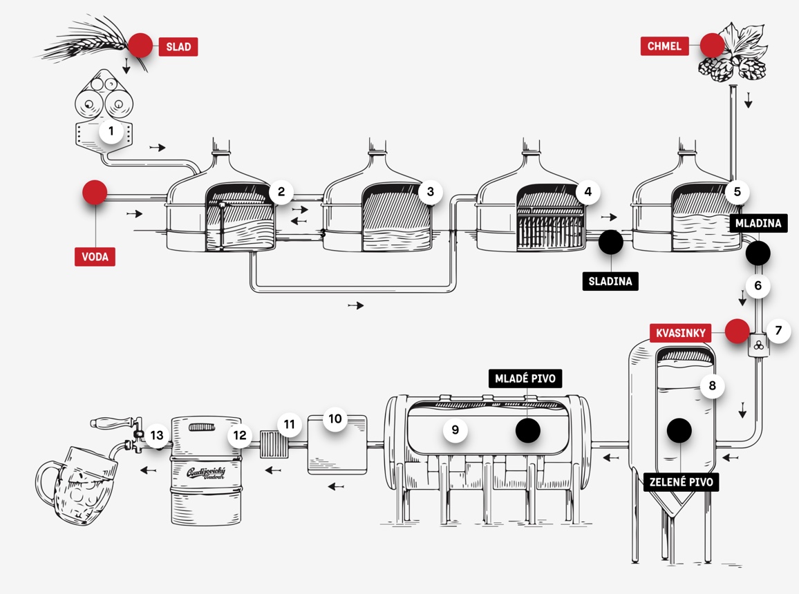 Jak vaříme pivo v Budějovickém Budvaru