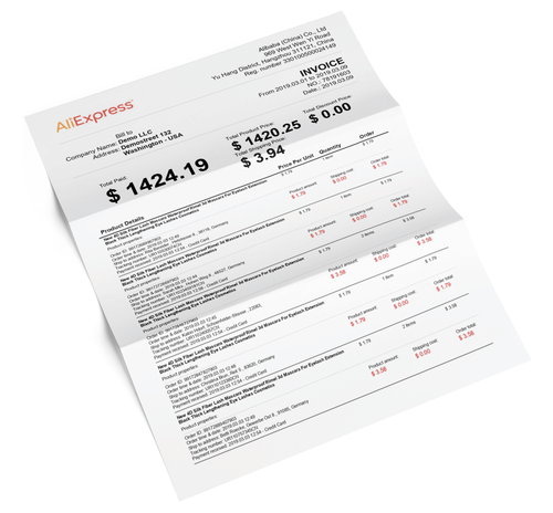 Profitario - Download AliExpress Invoices For Free