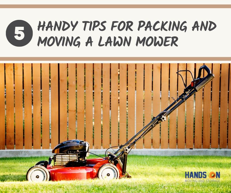 5 HANDY TIPS FOR PACKING & MOVING A LAWN MOWER