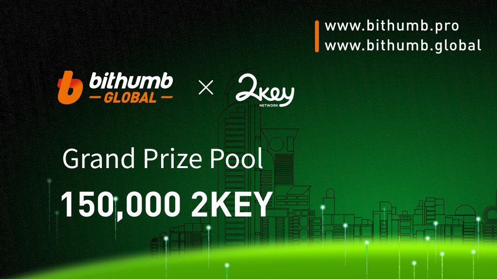 2key Blog | 2key X Bithumb Global - 150,000 2KEY Giveaway
