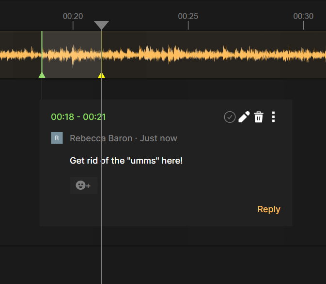 How to comment on any audio file - Notetracks