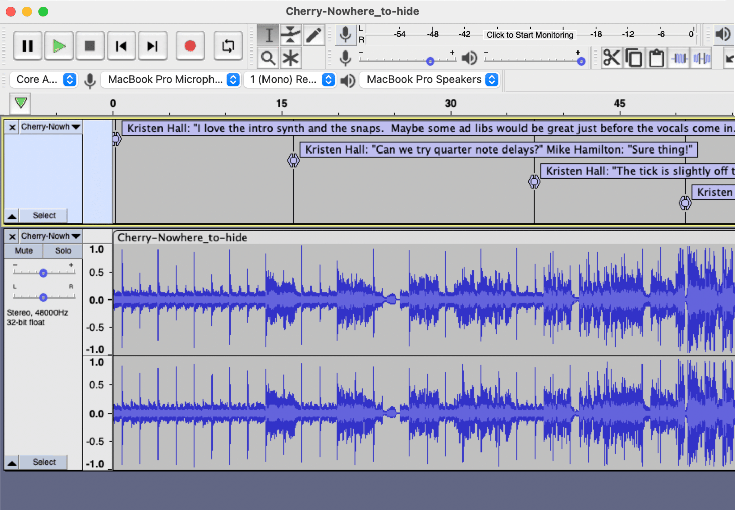 How to Export and Import Comments into Audacity | Notetracks - Audio Review and Collaboration