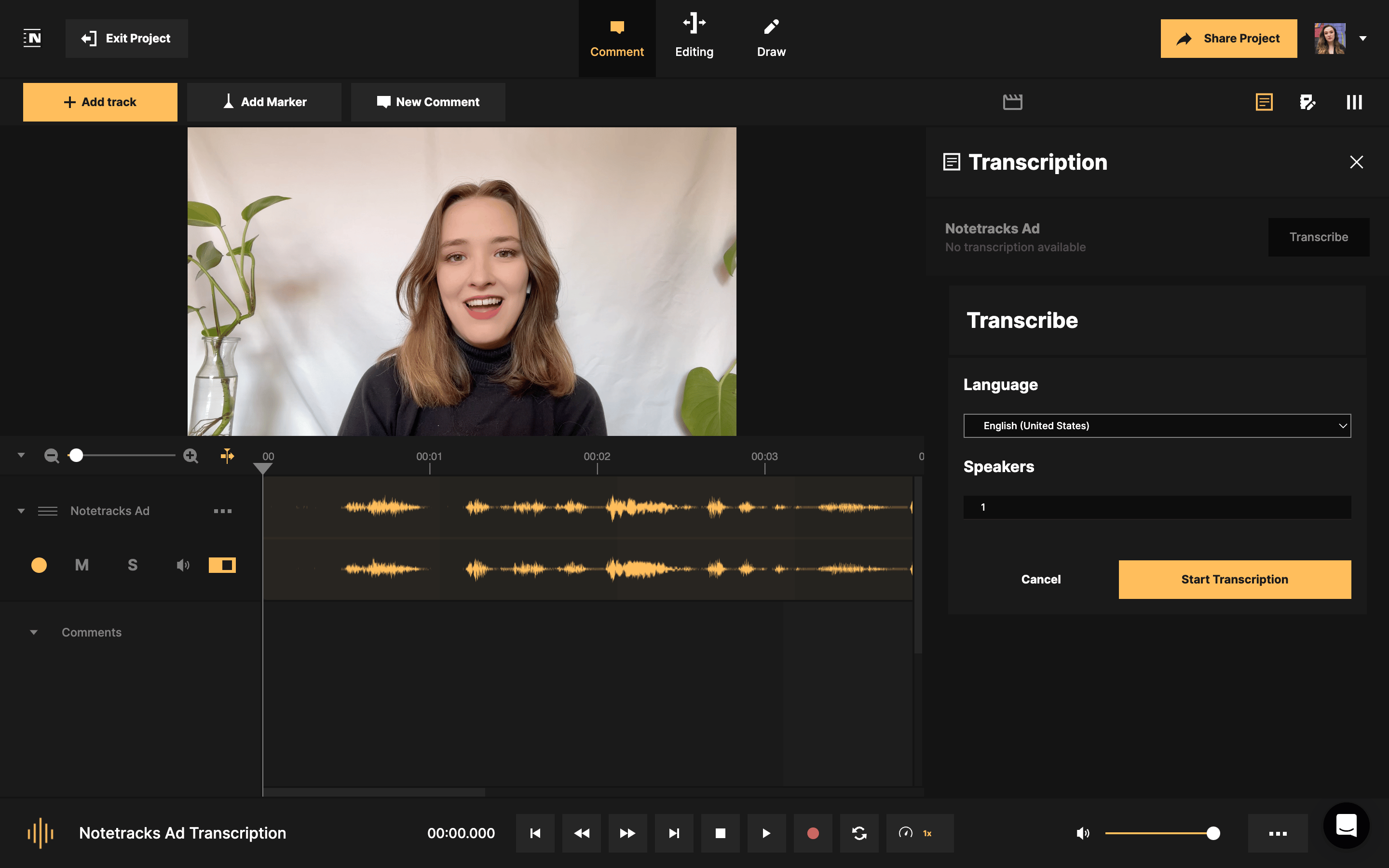 How to Transcribe a Video File | Notetracks - Audio Review and ...