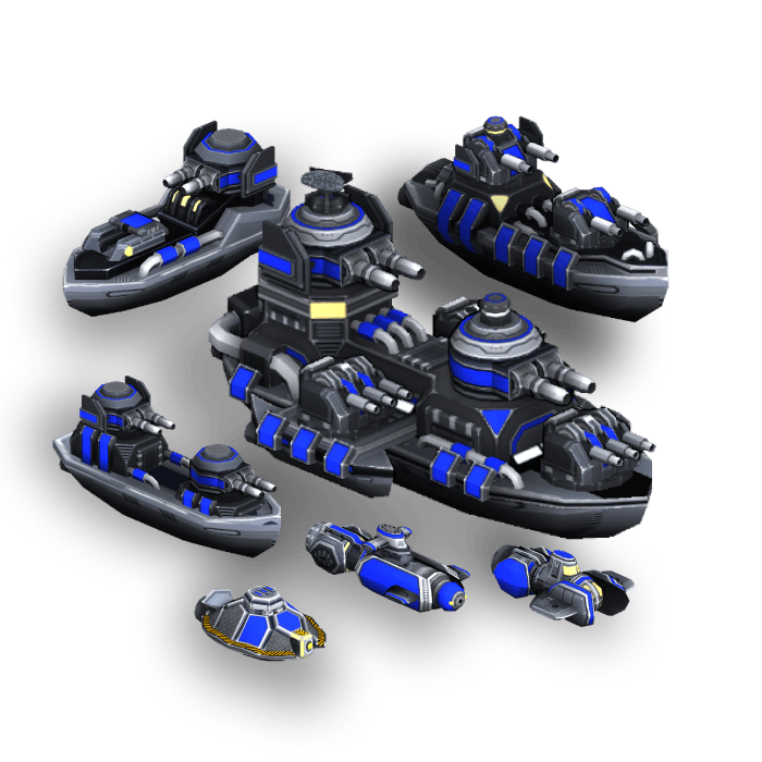 Armada Ships ★ Beyond All Reason RTS