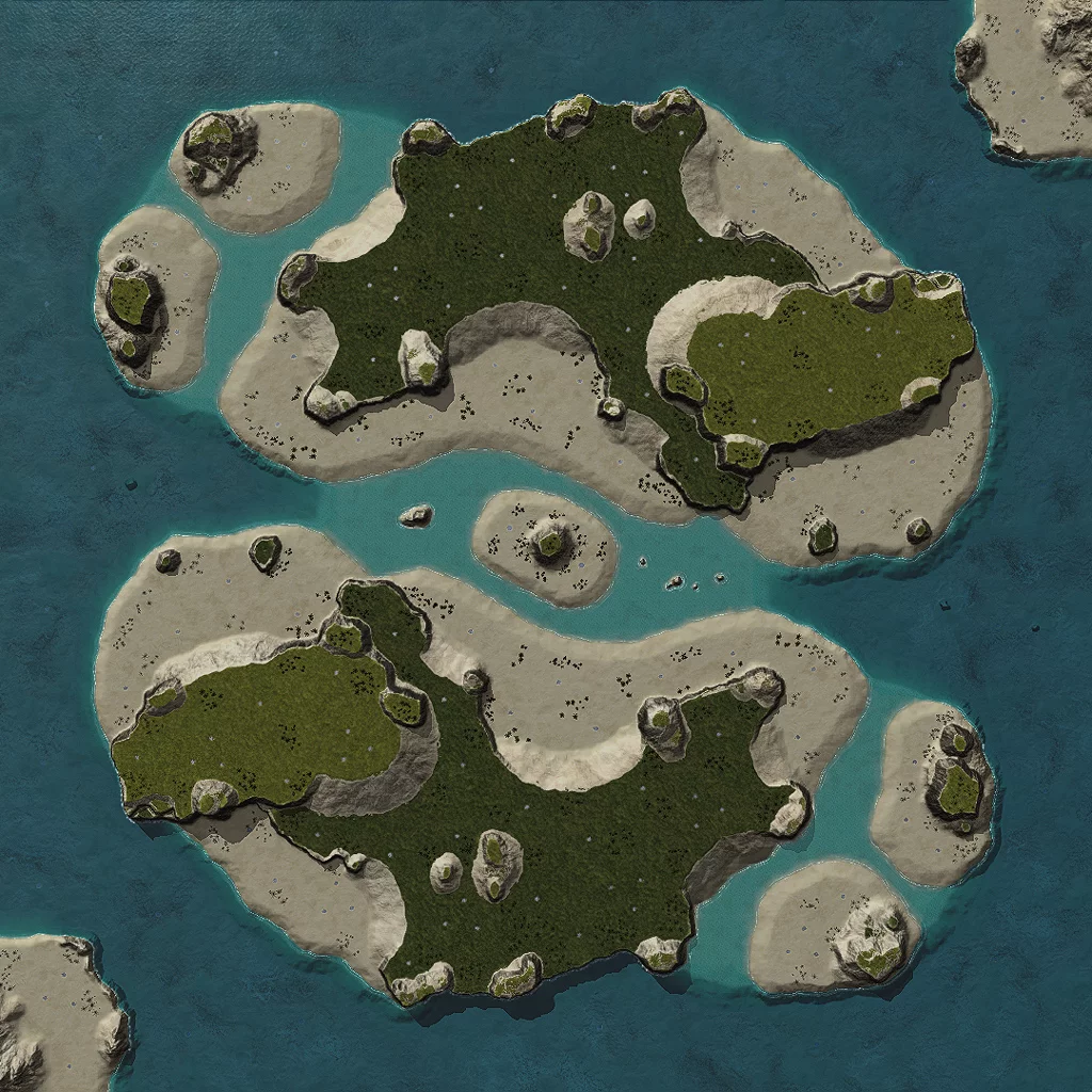 Failed Negotiations | 24 x 24 ⇀ Map ★ Beyond All Reason RTS