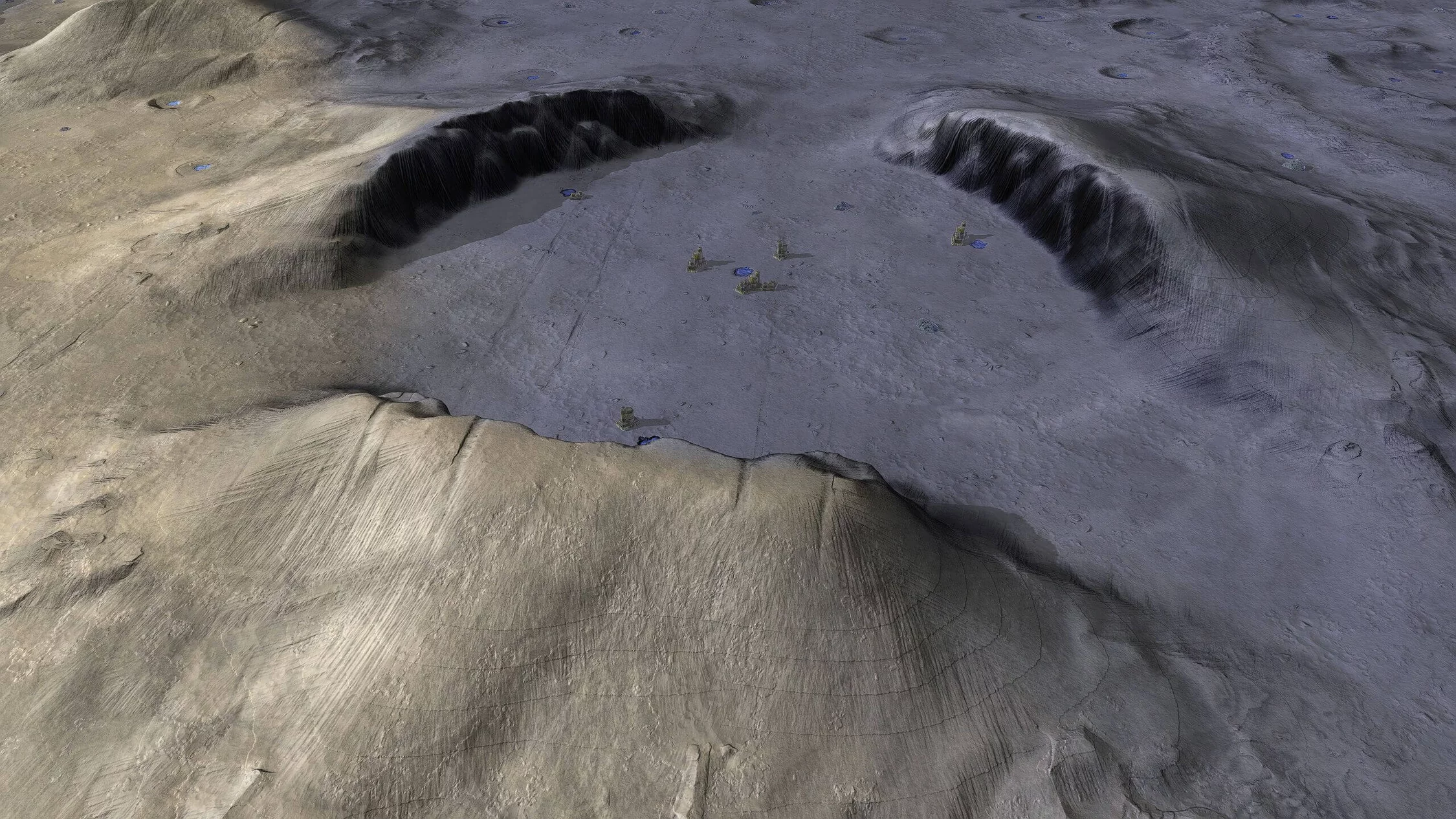 Darkside | 24 x 24 ⇀ Map ★ Beyond All Reason RTS