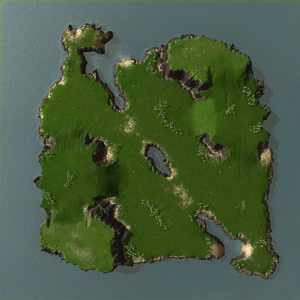 Quicksilver | 14 x 14 ⇀ Map ★ Beyond All Reason RTS