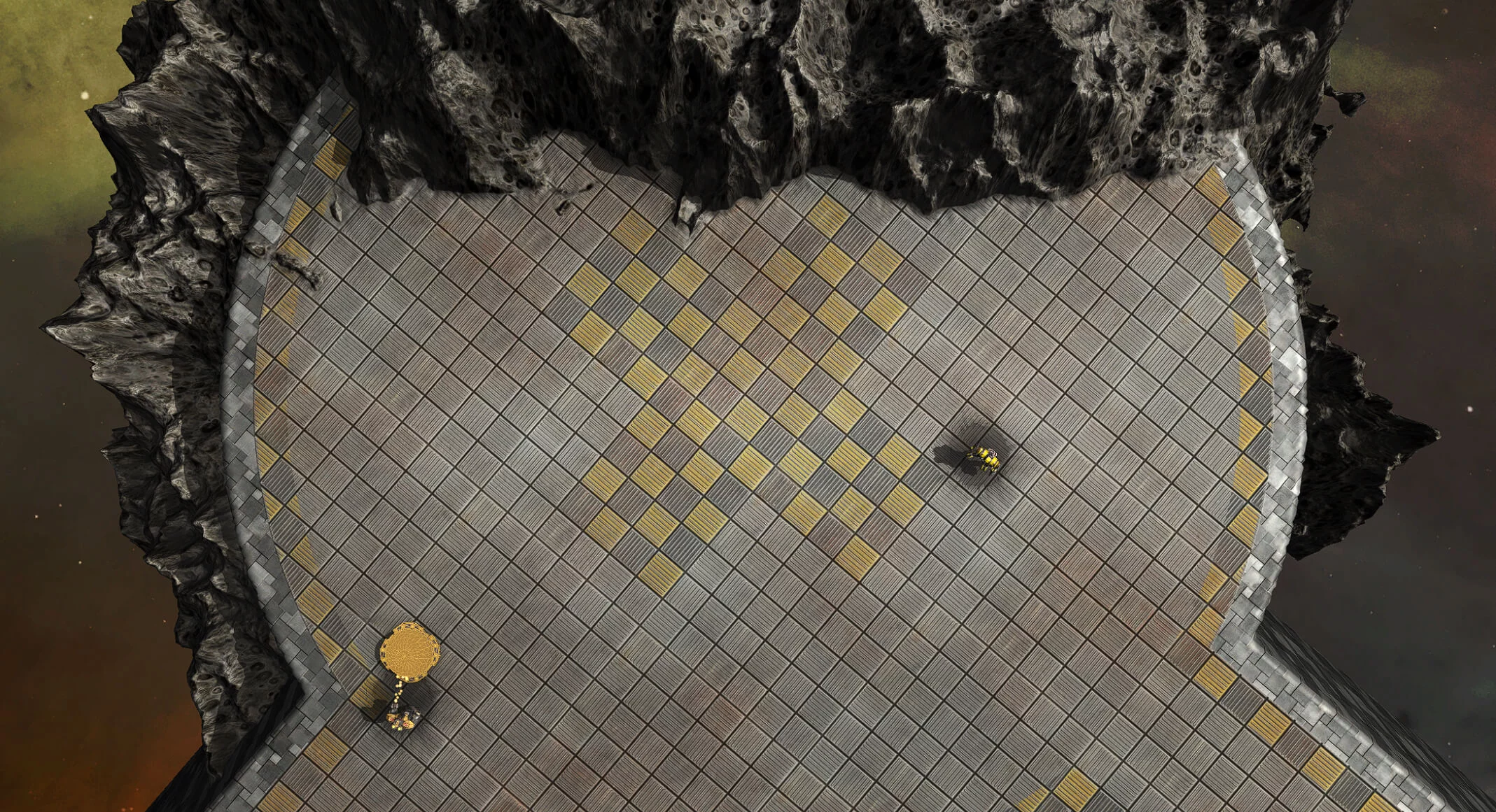 Asteroid Mines | 12 x 12 ⇀ Map ★ Beyond All Reason RTS