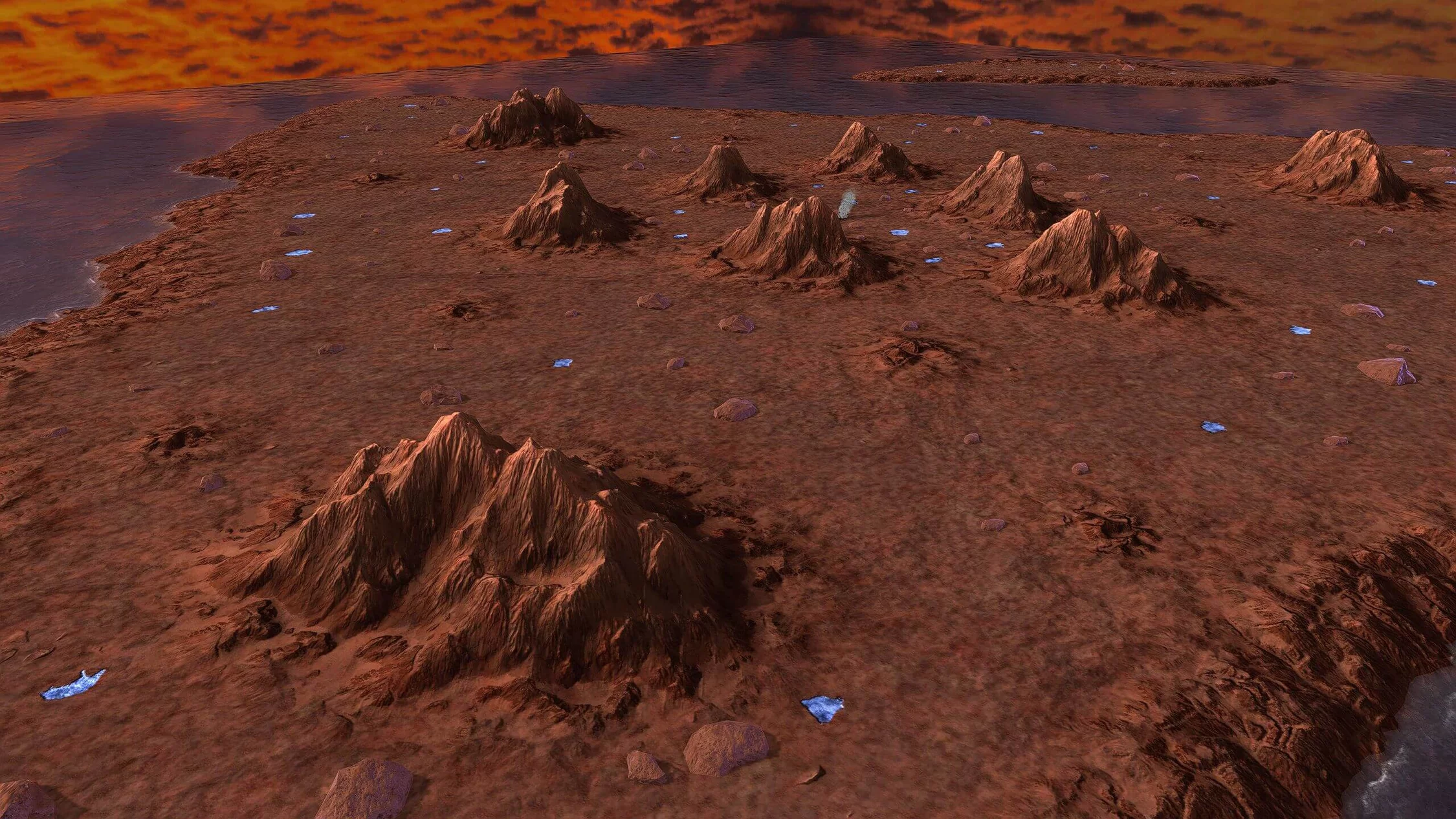 Red Triangle | 18 x 18 ⇀ Map ★ Beyond All Reason RTS