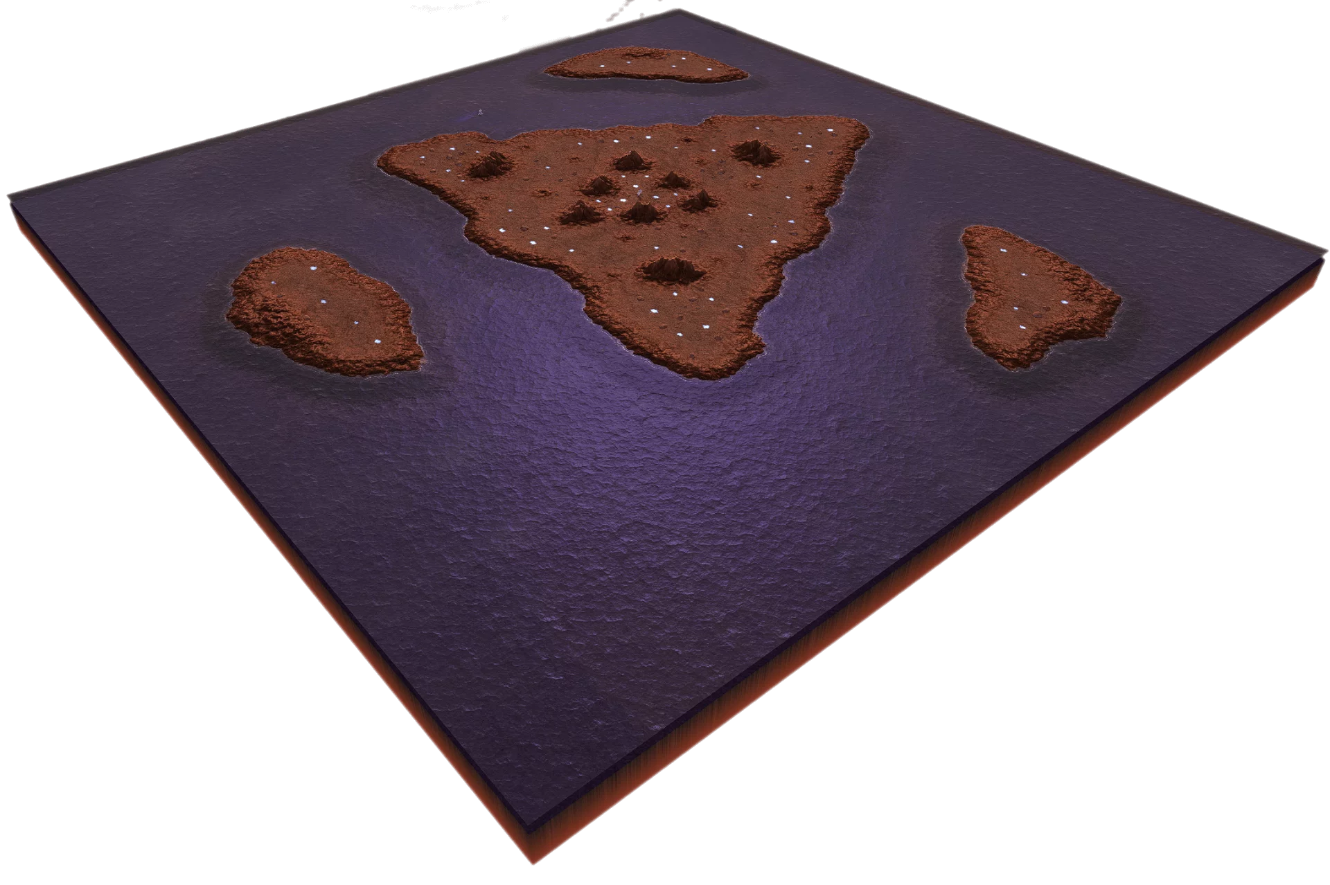 Red Triangle | 18 x 18 ⇀ Map ★ Beyond All Reason RTS