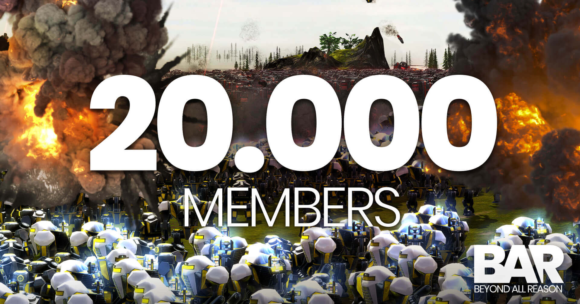 20000 Discord Members Celebration Event ⇀ News ★ Beyond All Reason RTS