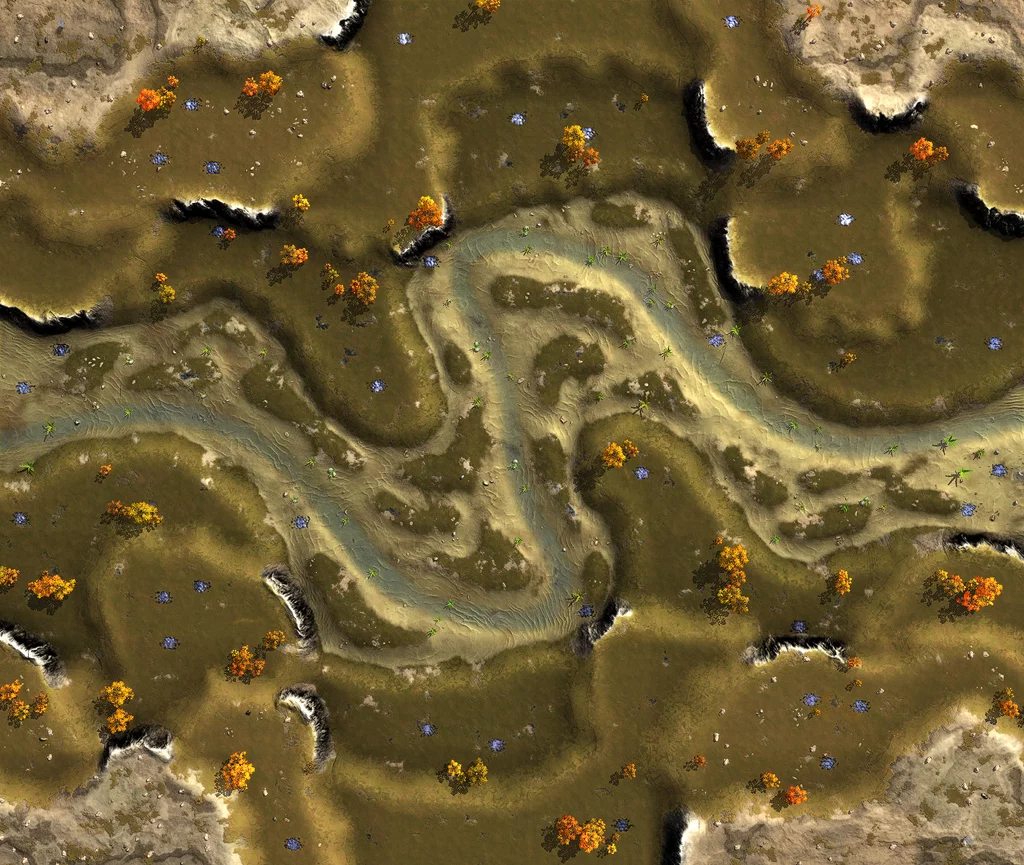 Fallendell | 12 x 10 ⇀ Map ★ Beyond All Reason RTS