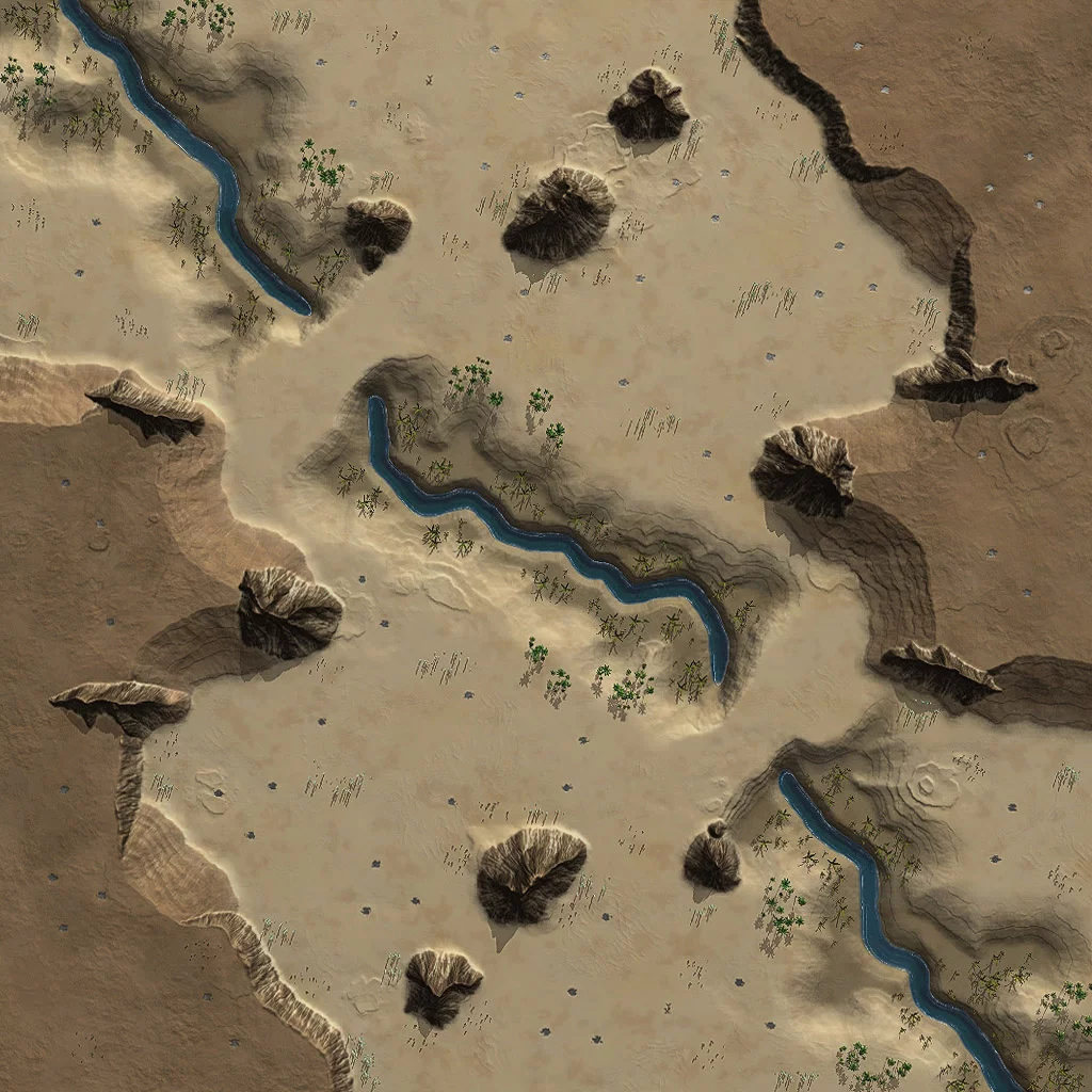 Canis River | 14 x 14 ⇀ Map ★ Beyond All Reason RTS