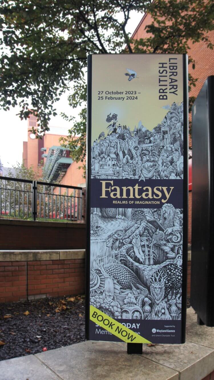 British Library's Fantasy: Realms of Imagination exhibition