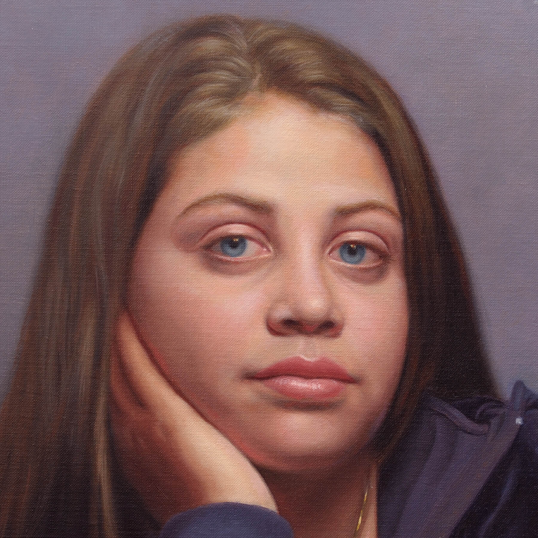 Custom Classical Oil Portrait of a Teenage Girl