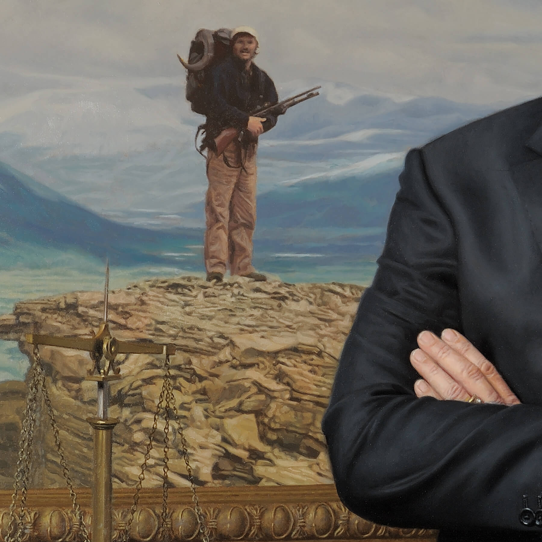 Executive Oil Portrait Painting Commission