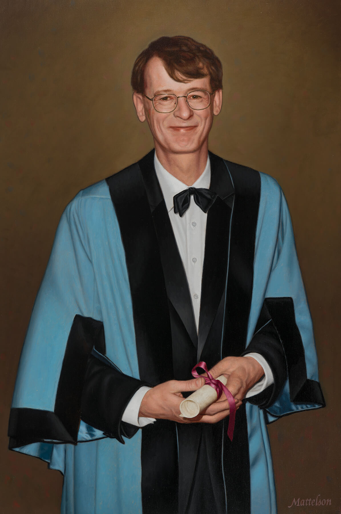 Posthumous Academic Portrait Painting Commission