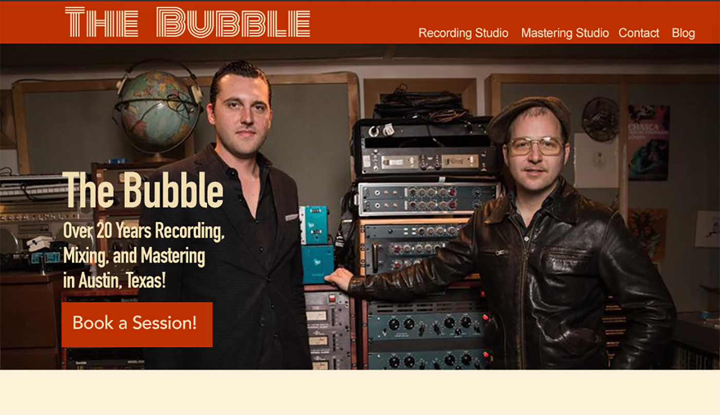 Audivelo projects | The Bubble