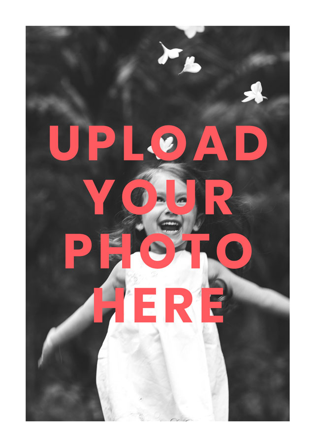 White Border Portrait Personalised Card | Photo Thank You