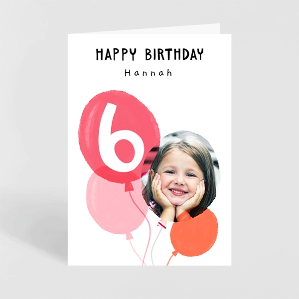 Photo Birthday Cards | Personalised Photo Birthday Card