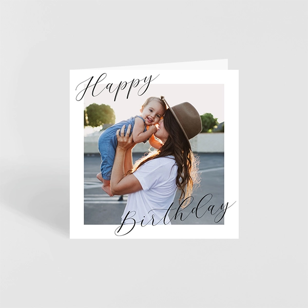 Photo Birthday Cards | Personalised Photo Birthday Card
