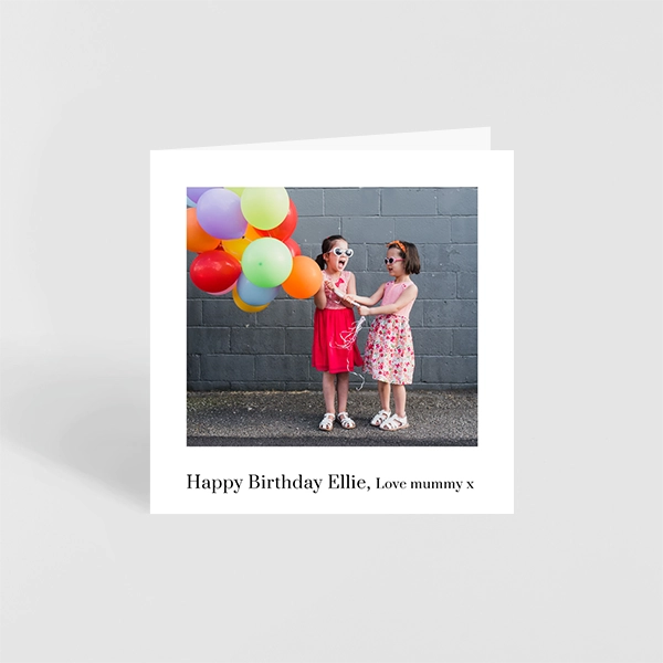 Photo Birthday Cards | Personalised Photo Birthday Card