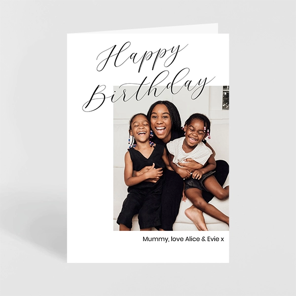 Photo Birthday Cards | Personalised Photo Birthday Card