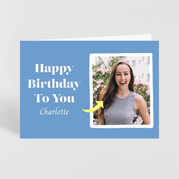 Photo Birthday Cards | Personalised Photo Birthday Card