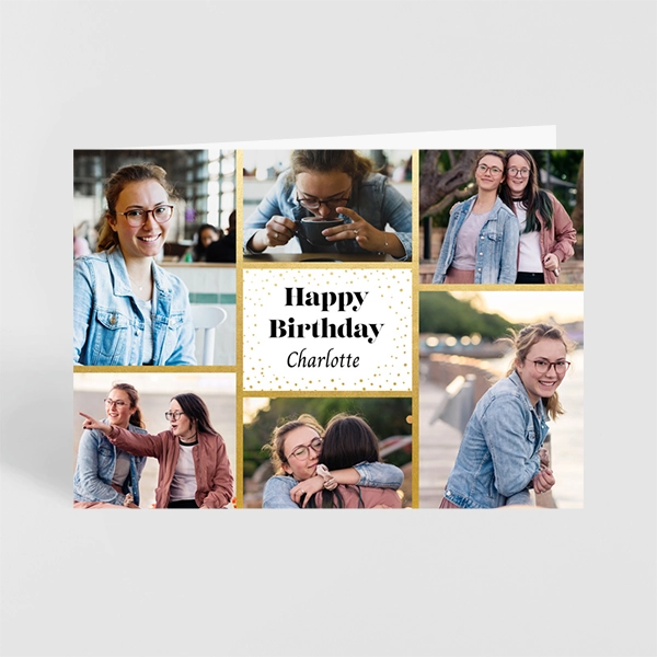 Photo Birthday Cards | Personalised Photo Birthday Card