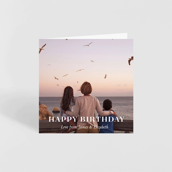 Photo Birthday Cards | Personalised Photo Birthday Card