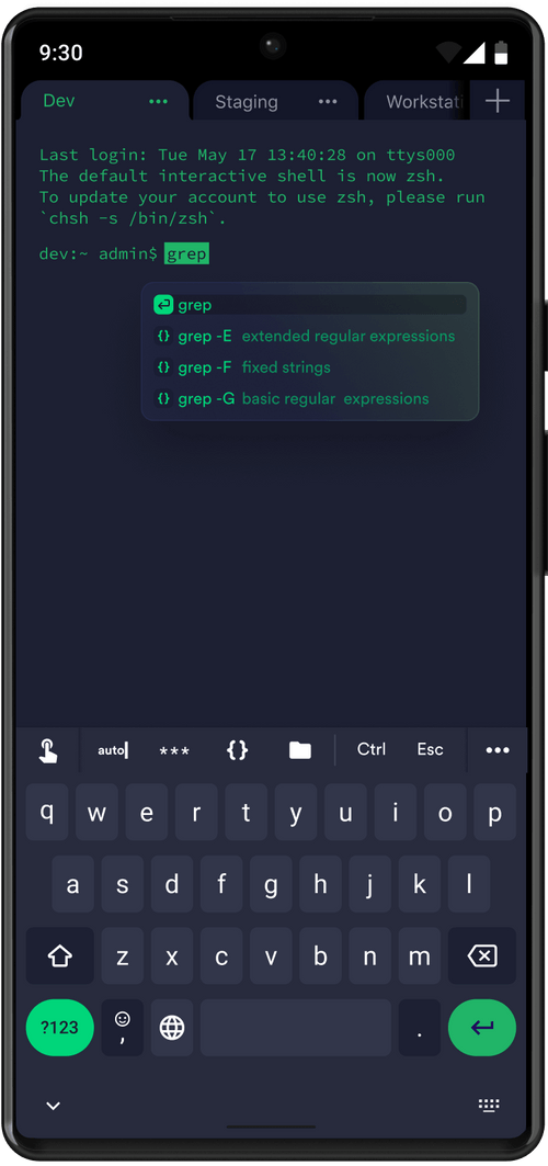Download Termius for Android