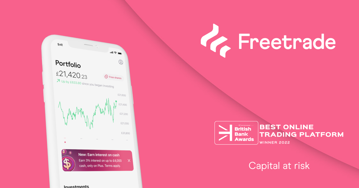 Stock trading (zero commission) & investment app | Freetrade
