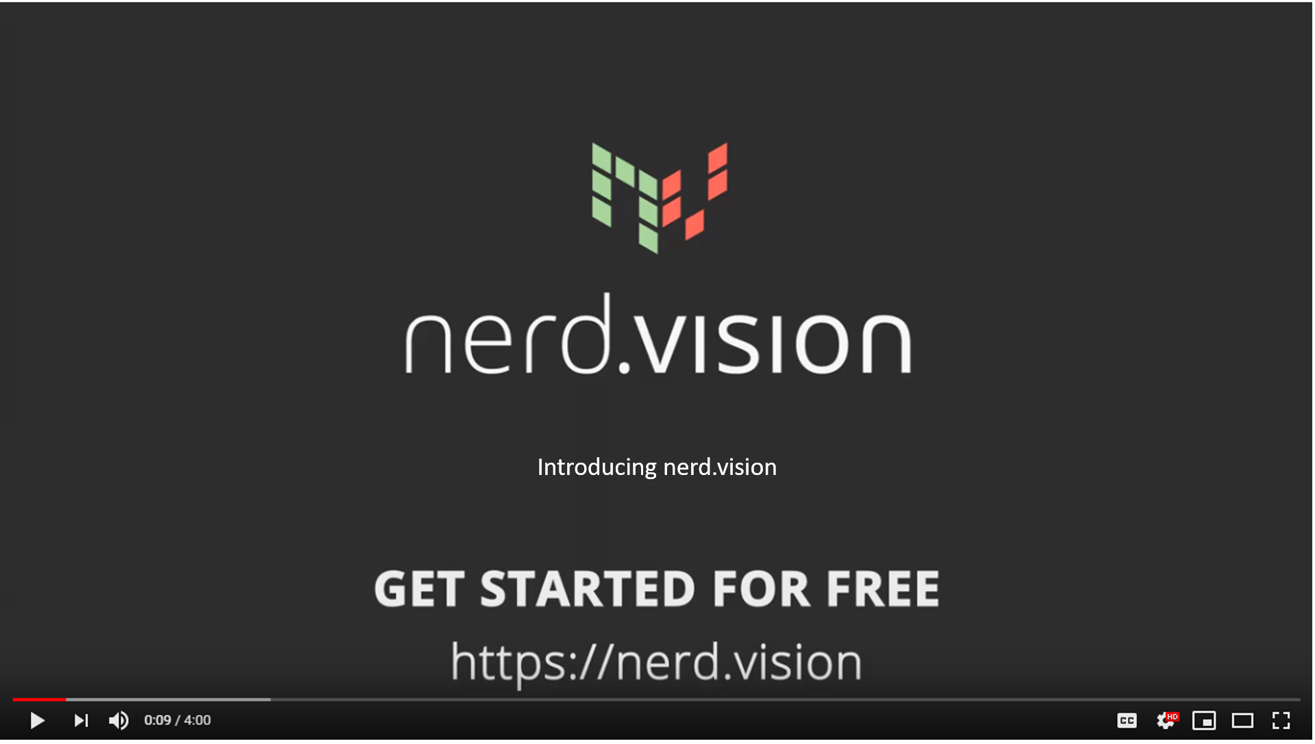 Introduction to nerd.vision video | nerd.vision