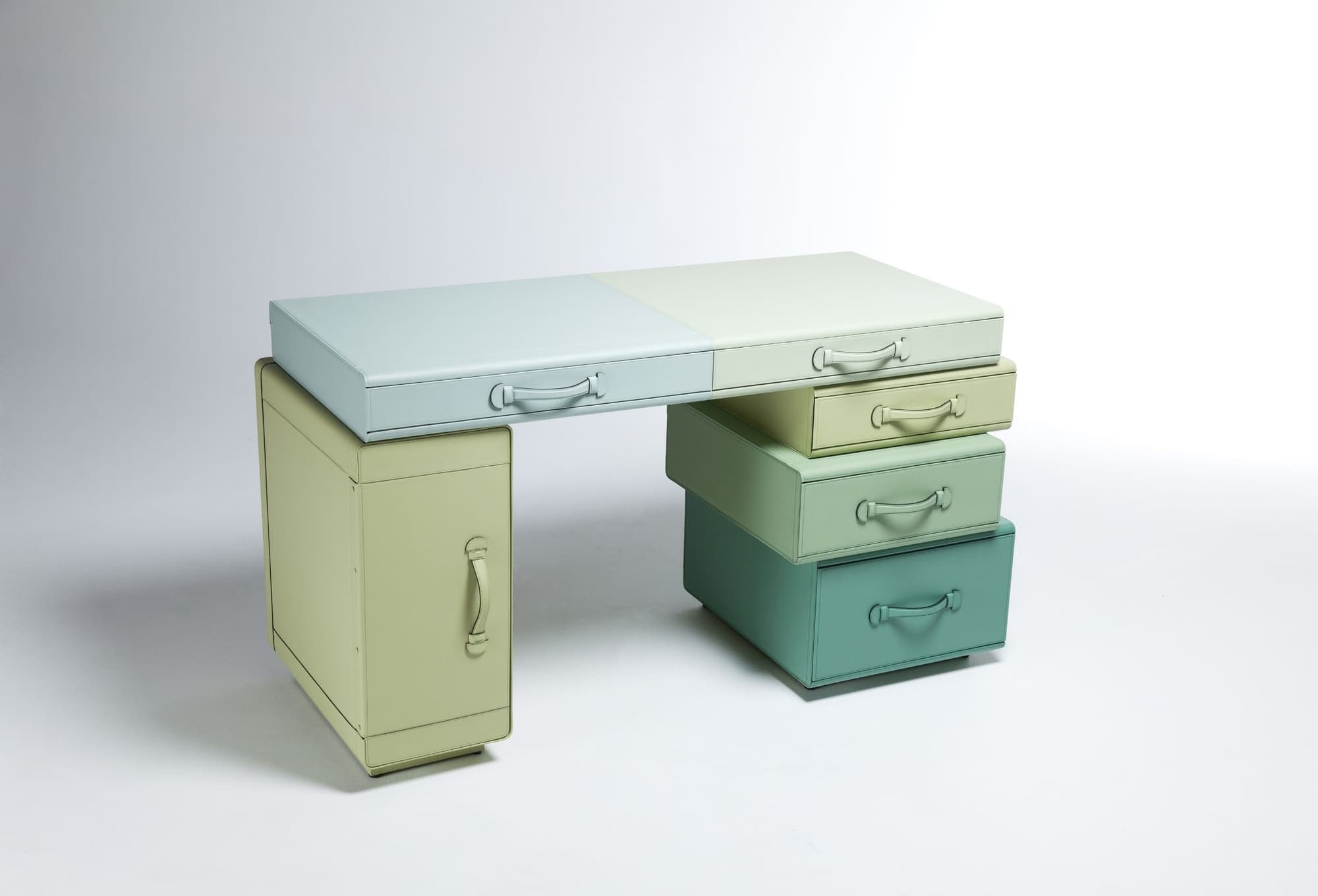 Writing Desk of Suitcases / Suitcase Series by Maarten De Ceulaer for ...