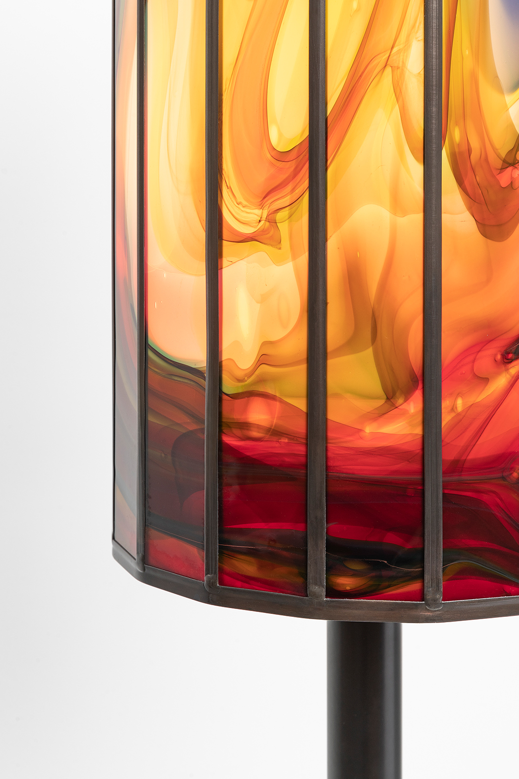 Stained Glass Table Light 76 / Stained Glass Lights by Maarten De ...