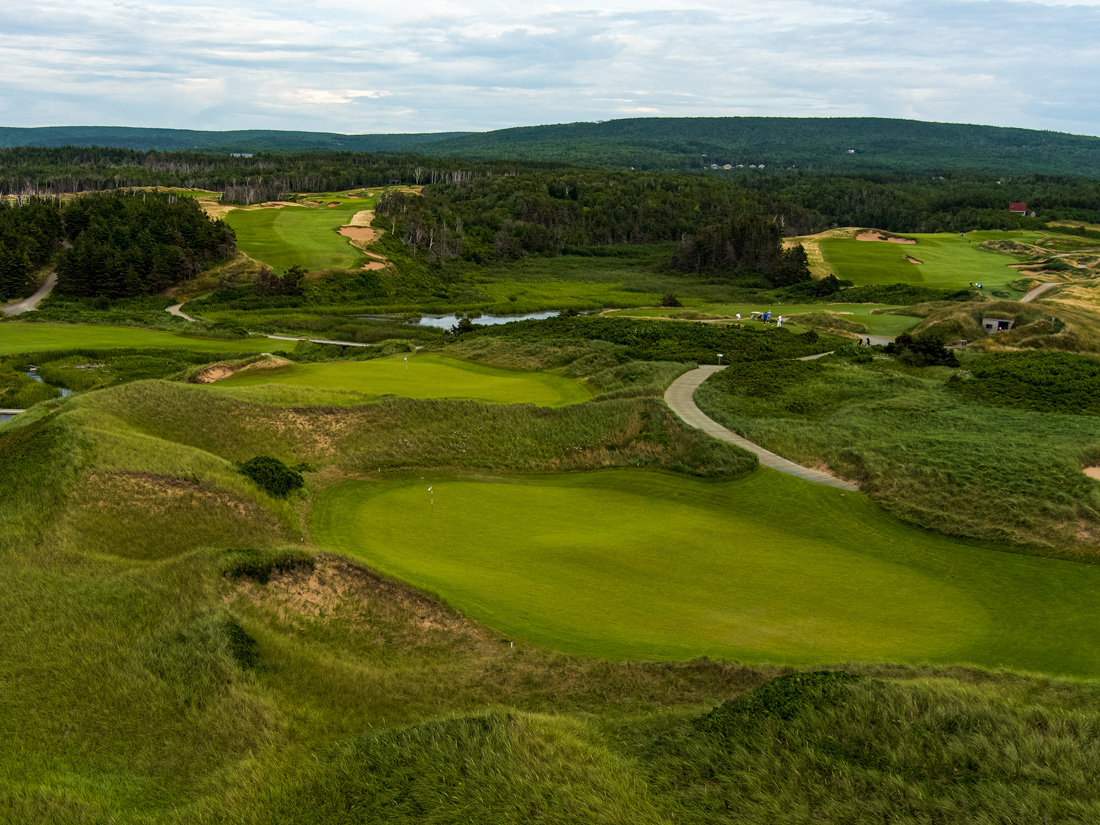 Cabot Cliffs - Holes 2, 3, 6, 7 - Framed Photo | Home in Two Golf