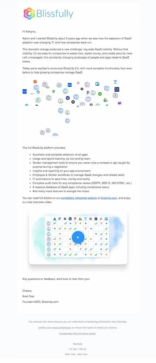 How to write awesome product launch emails (+14 examples) | Appcues Blog