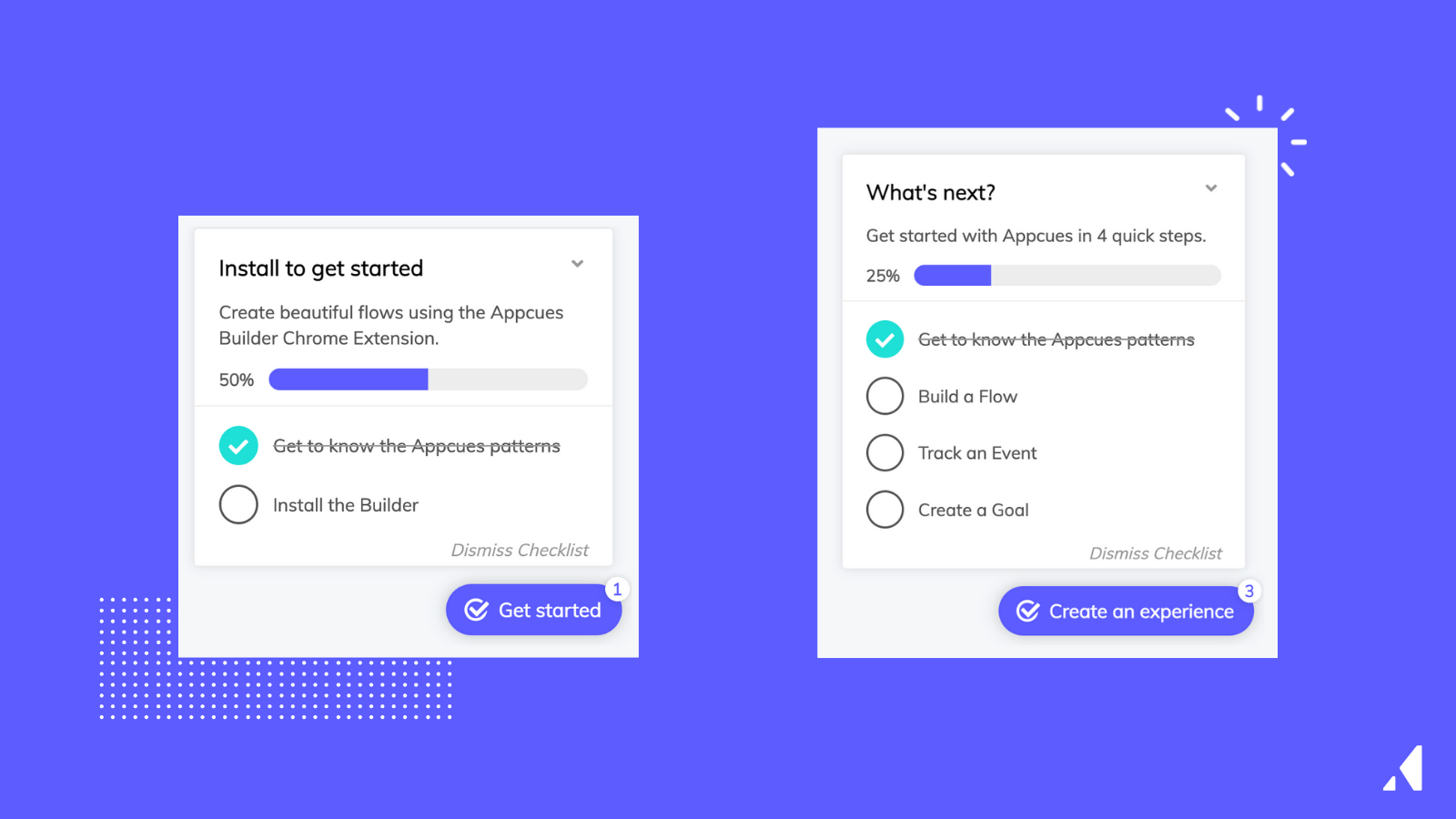 Creating task-oriented onboarding checklists | Appcues