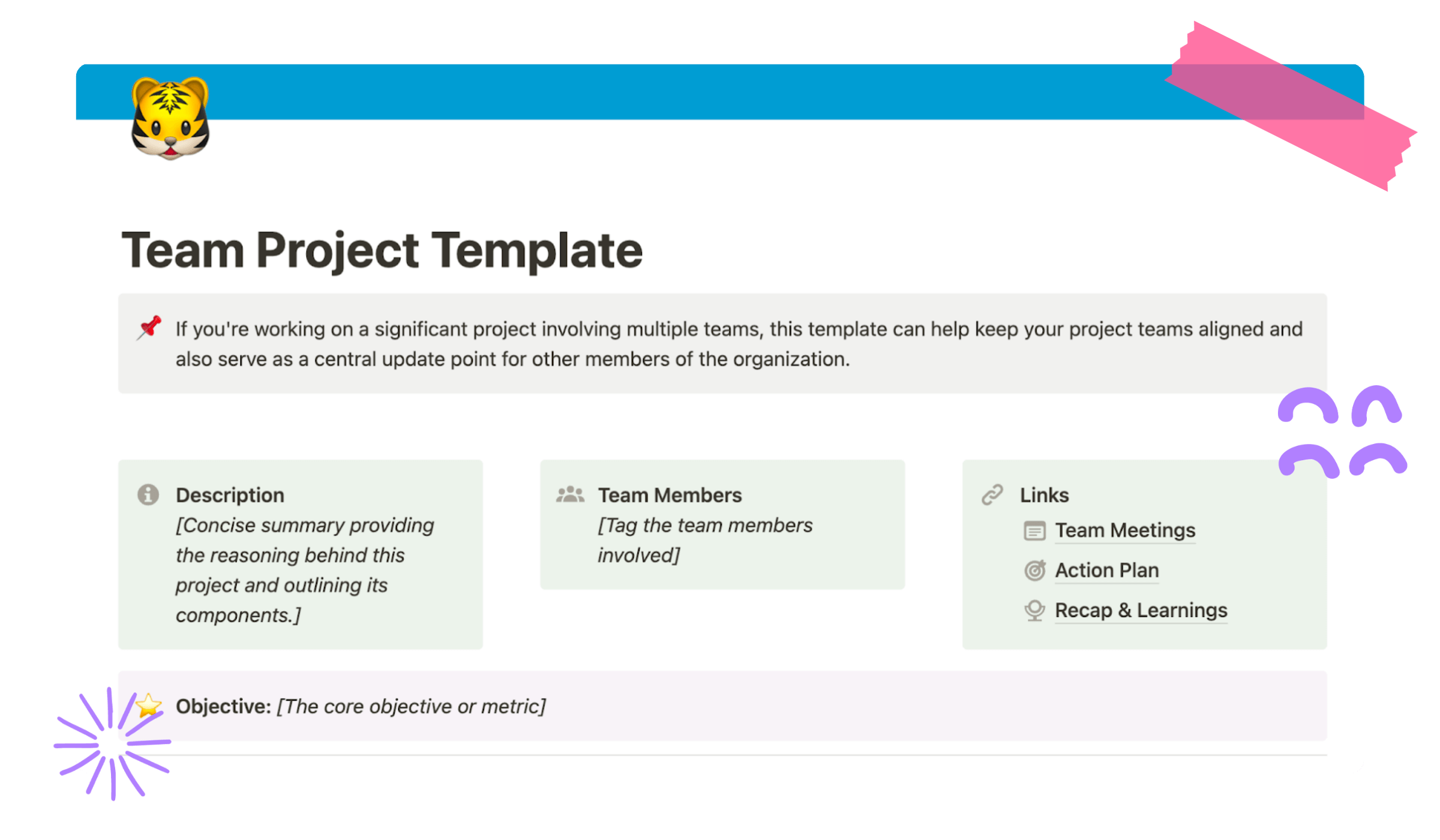 Team project Notion hub