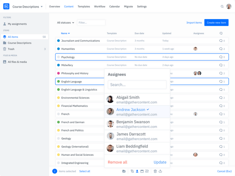 Collaborative Project Management Tool For Content | GatherContent