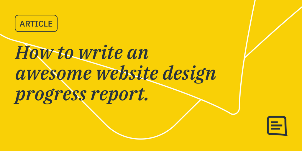 How to Write a Website Design Progress Report | GatherContent