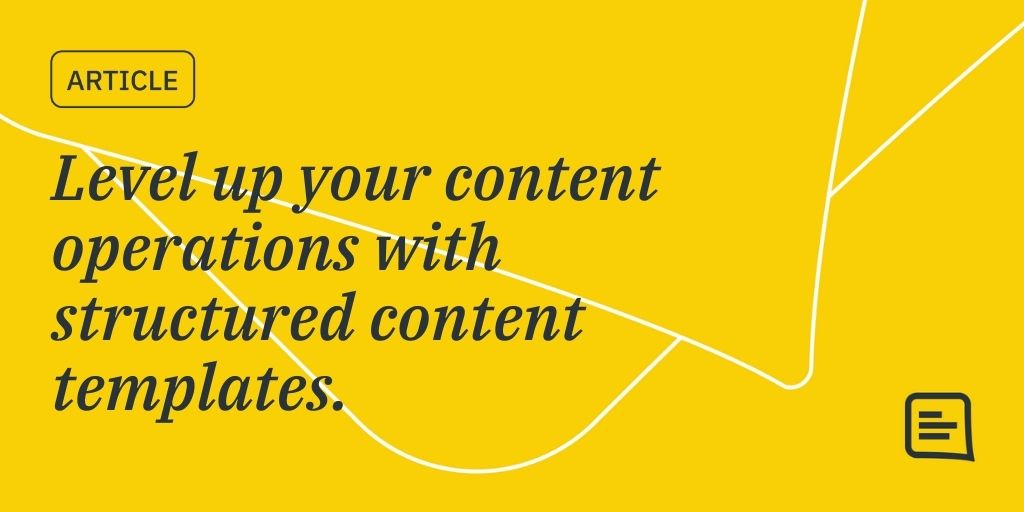 Using Structured Content Templates | GatherContent