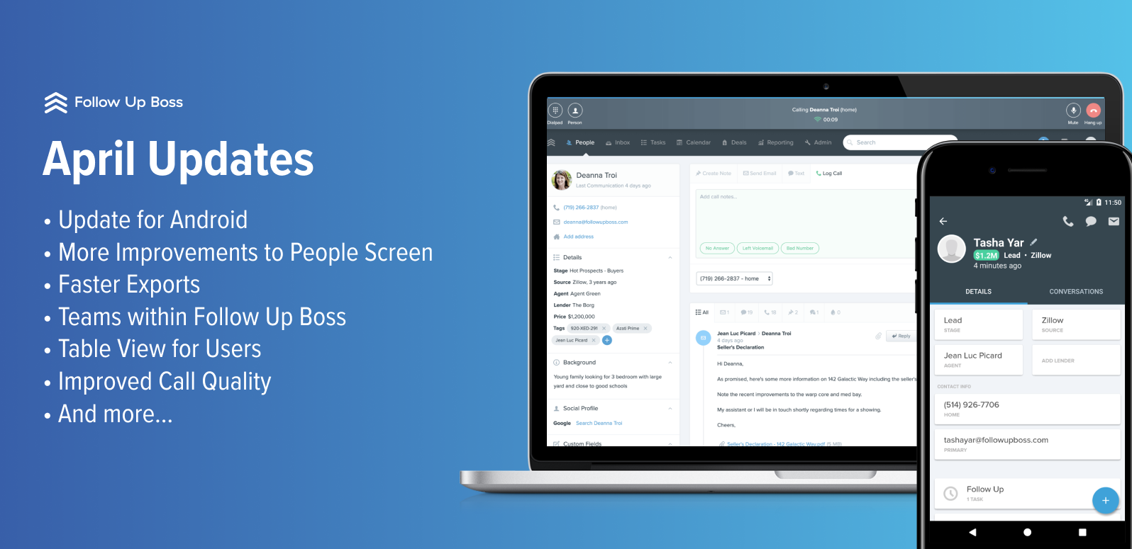 April 2019 Product Updates | Follow Up Boss