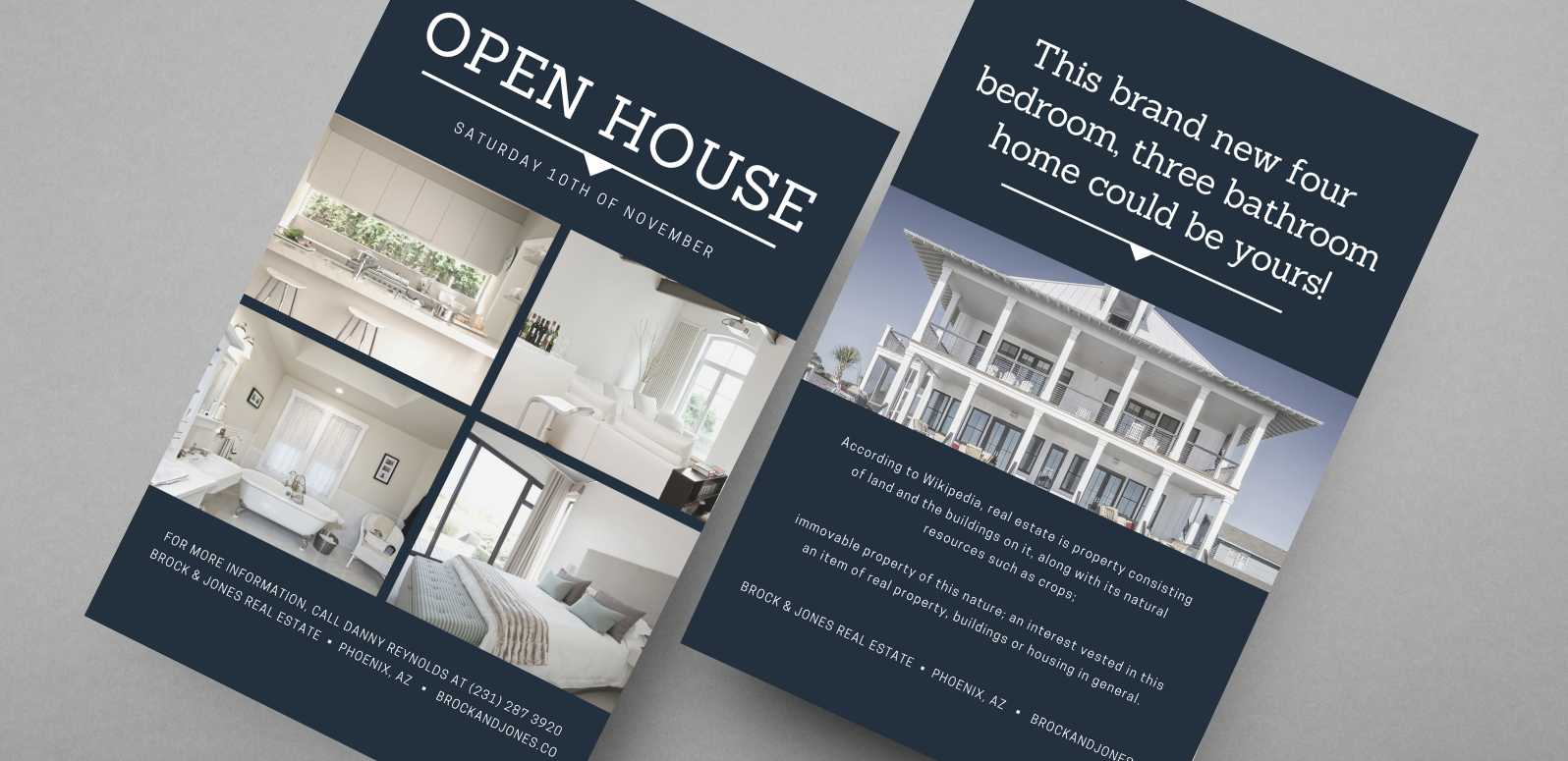 10 Open House Flyer Examples to Boost Your On-the-Day Visitors | Follow ...