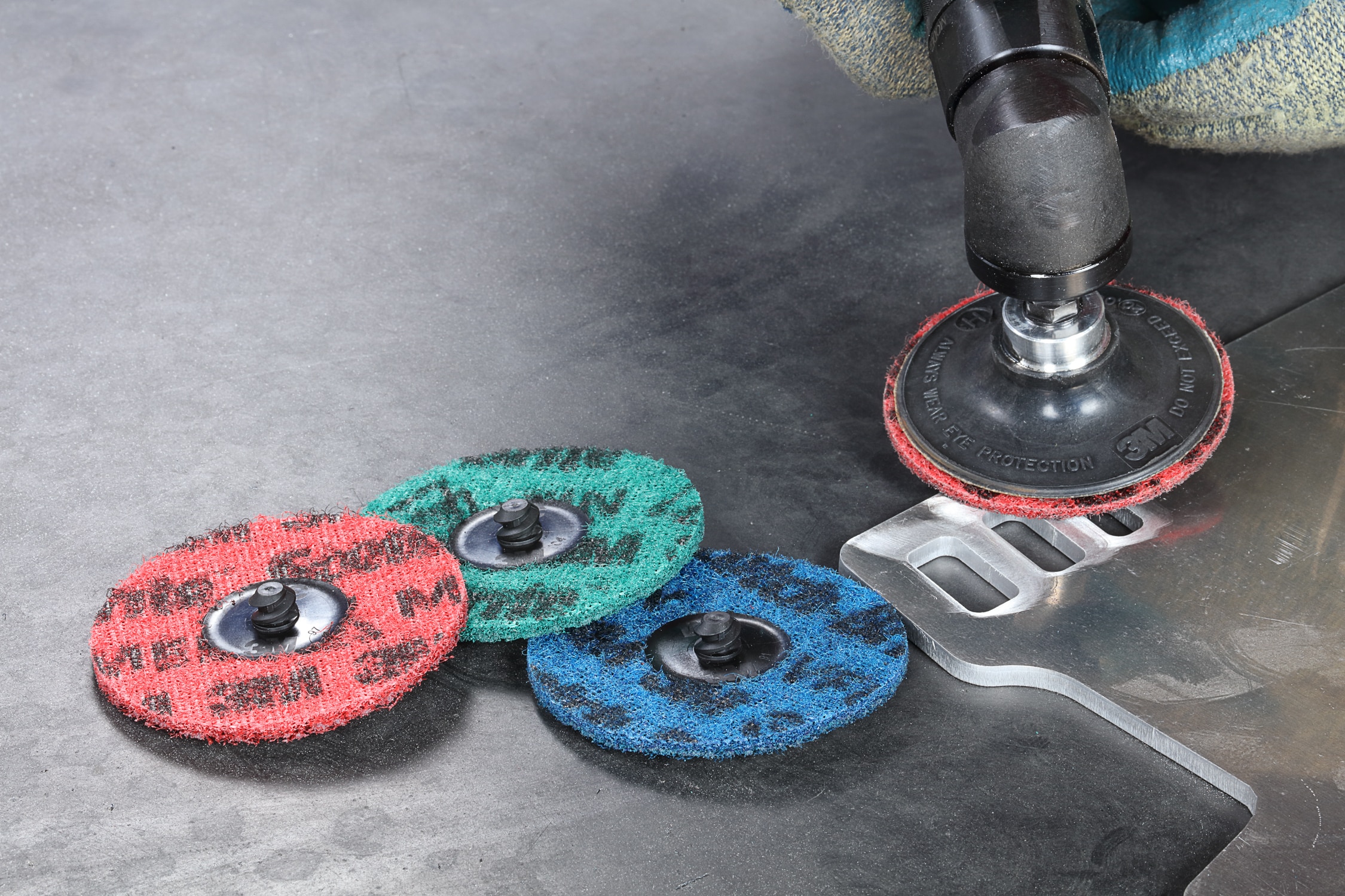 Precision Shaped Scotch Brite schijf van 3M